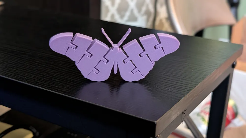 Flexi Butterfly: Fun Print-in-Place Fidget - Free 3D Print Model ...