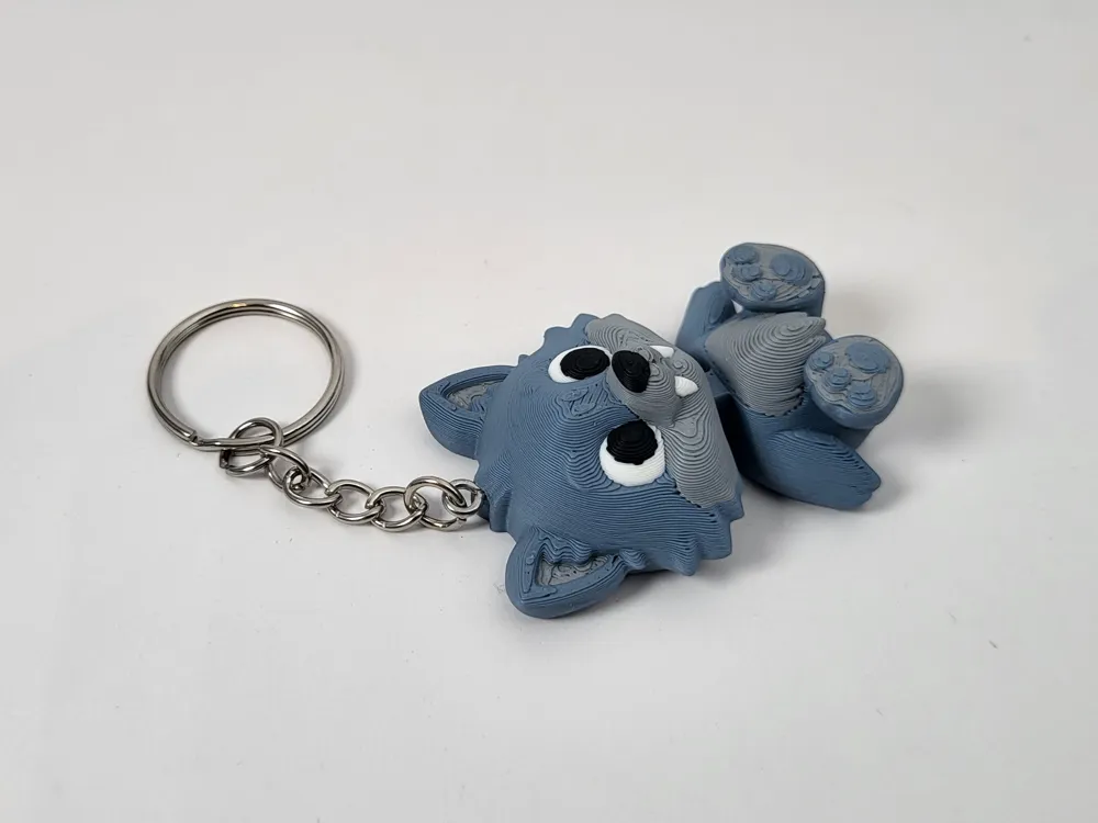 Flexi Werewolf – Magnet & Keychain by Art Design. 3D MakerWorld ...