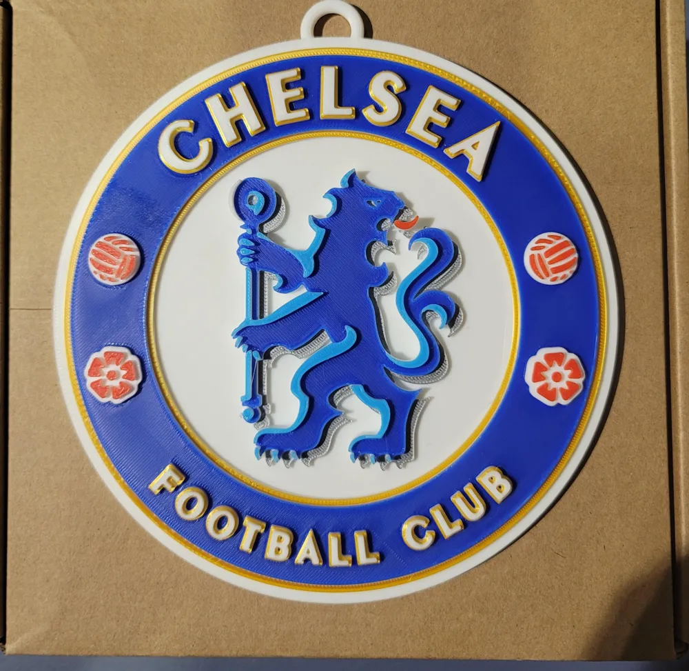 CHELSEA FC 3D Logo 180mm series by mercadogarzas - MakerWorld