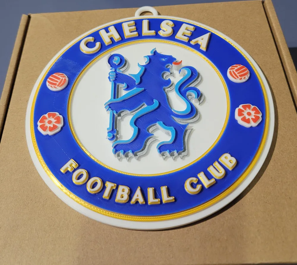 CHELSEA FC 3D Logo 180mm series by mercadogarzas - MakerWorld