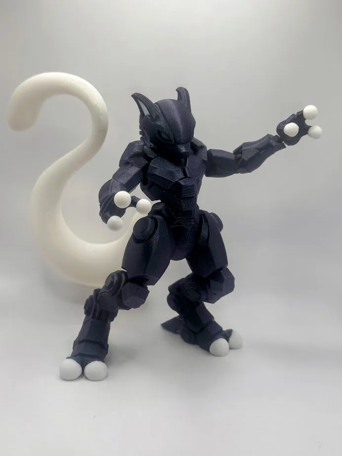 Mecha Pokemon Series - Mewtwo - Dummy 13 version - Free 3D Print Model ...