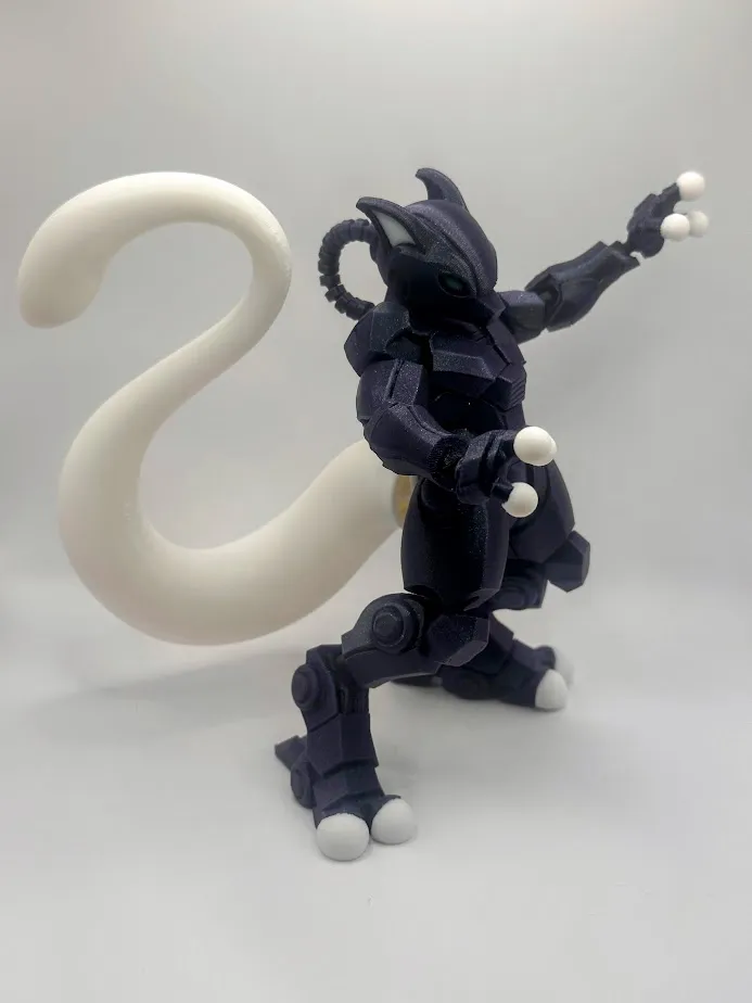 Mecha Pokemon Series - Mewtwo - Dummy 13 version - Free 3D Print Model ...