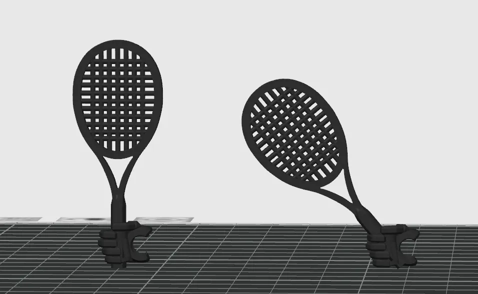 dummy 13 tennis racket hand Remixed by user_3944547298 MakerWorld ...