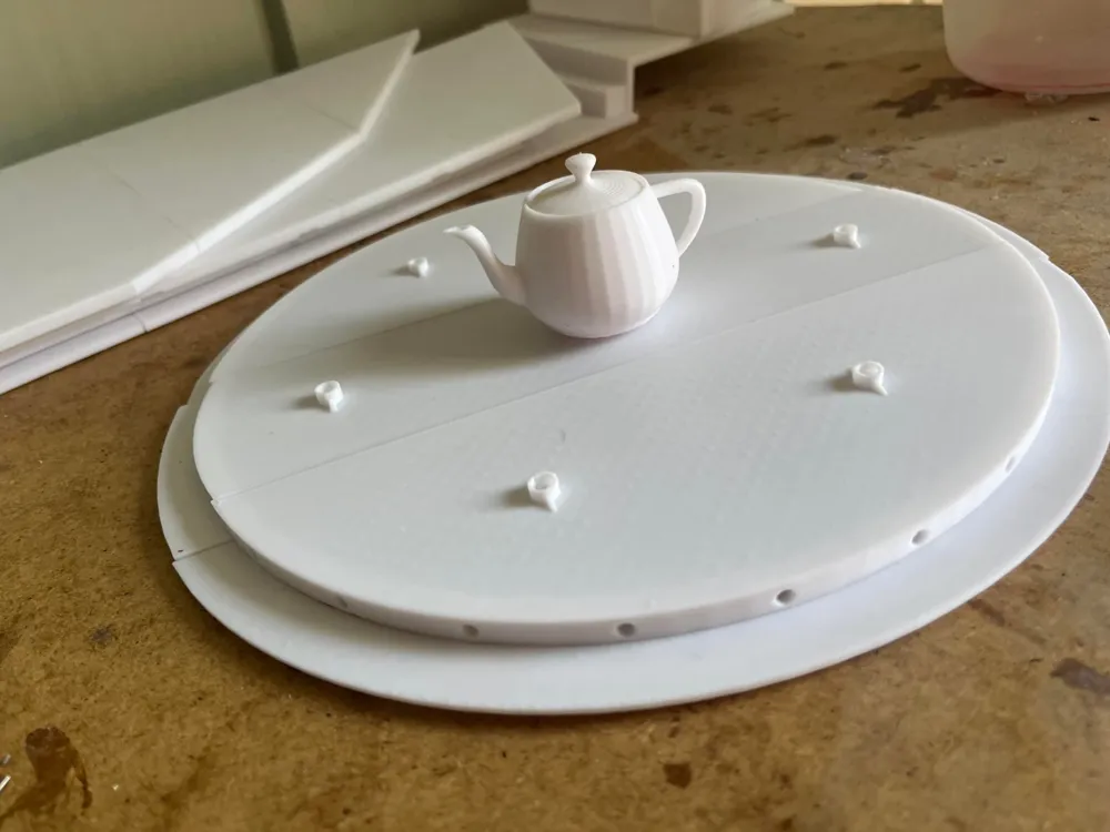 Scale Fairground Tea Cups Ride Mini Funfair by 3DX MakerWorld: Download ...