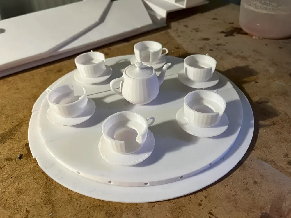 Scale Fairground Tea Cups Ride Mini Funfair by 3DX MakerWorld: Download ...