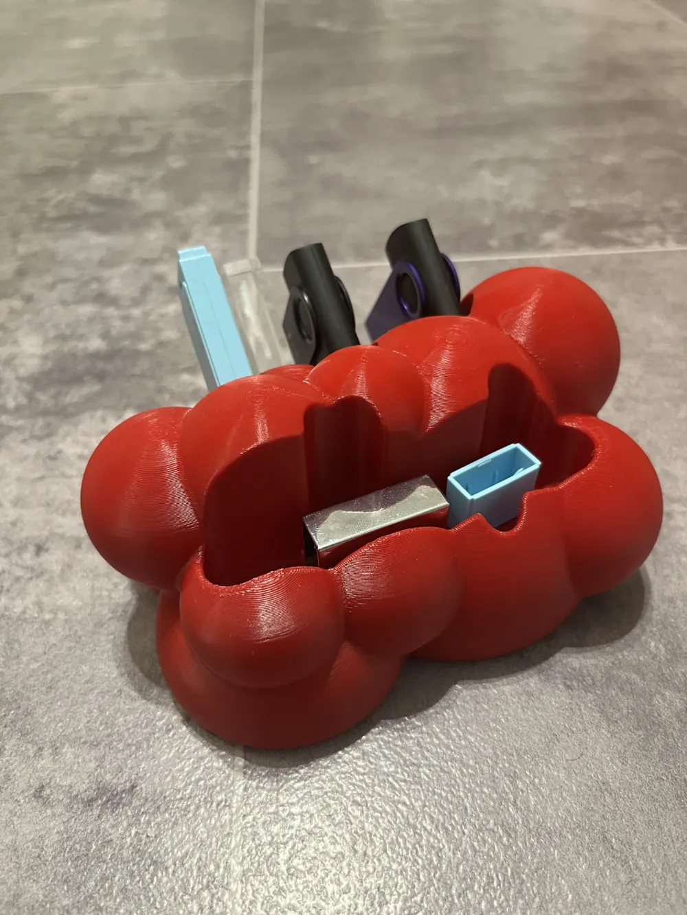 Support clé USB Bulles / Bubbles USB key holder by Syssnow - MakerWorld