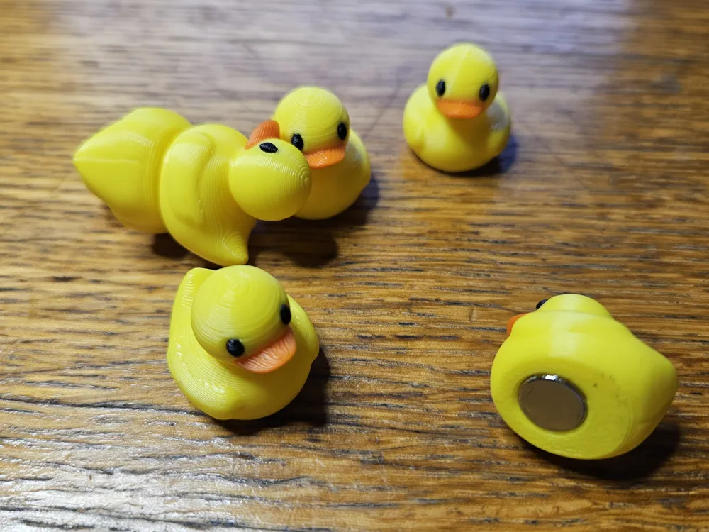 Rubber Ducky Magnet Remixed by Grebby MakerWorld: Download Free 3D Models