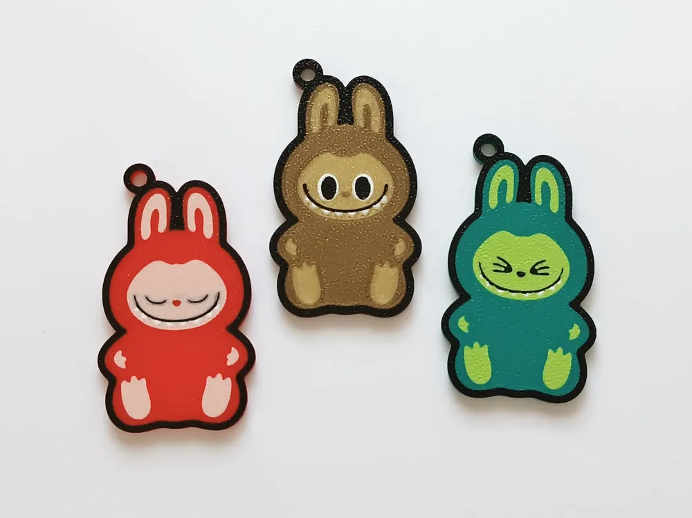 Labubu Keychains Mini Collection by Tvorim3D MakerWorld: Download Free ...