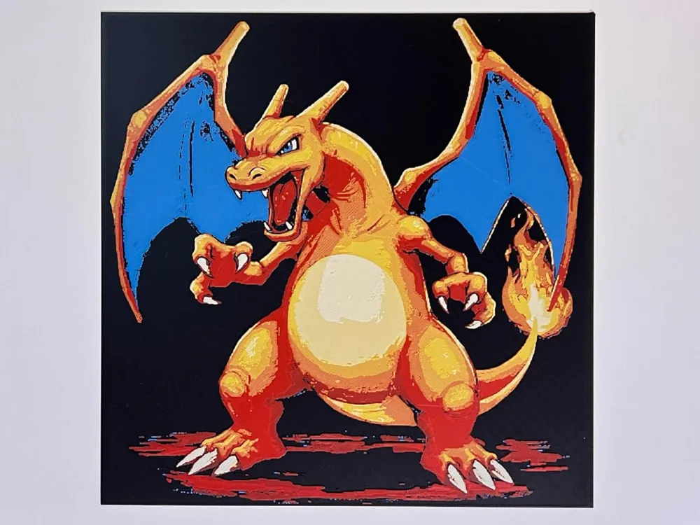 Charizard - Bookmark / Portrait by 3djd MakerWorld: Download Free 3D Models