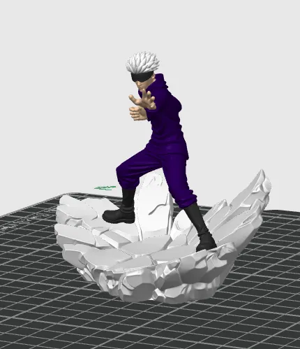 Gojo Satoru Multi-Color for AMS Jujutsu Kaisen - Free 3D Print Model ...