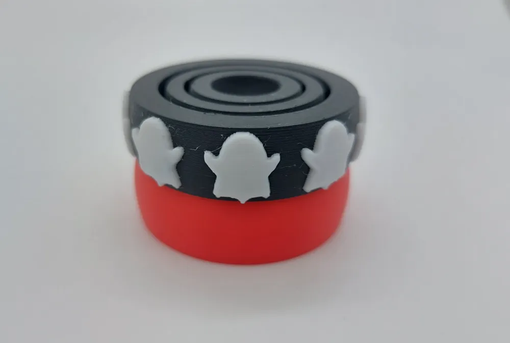 Ghost fidget spinner for halloween by Alexandre - MakerWorld