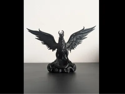 Phoenix statue by PolisLBCMakerWorld: Download Free 3D Models