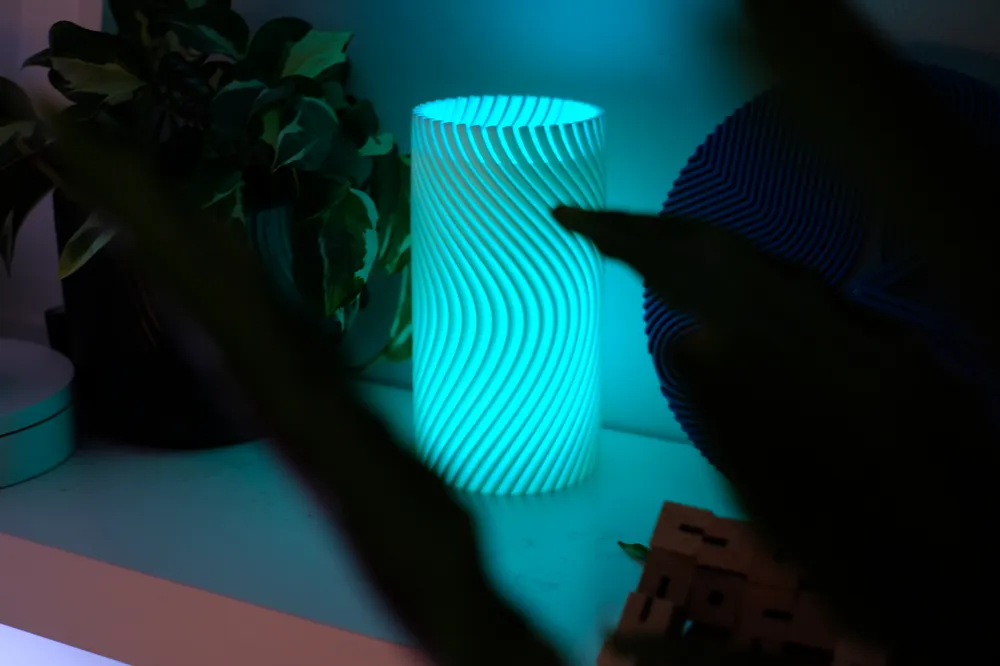 Modern Desktop Lamp. Wireless RGB Desk Light by Abstractia Design ...