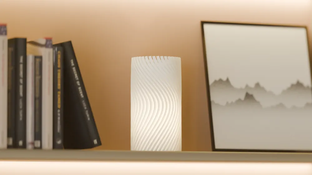 Modern Desktop Lamp. Wireless RGB Desk Light by Abstractia Design ...