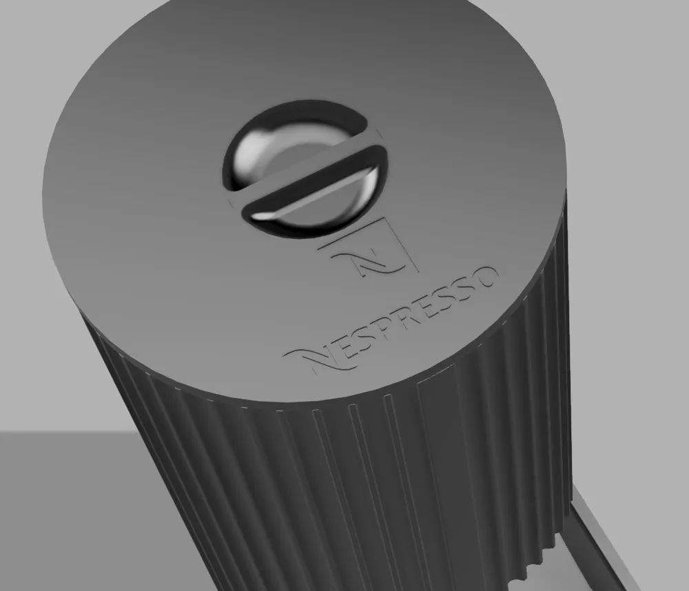 2 Compartment Nespresso Capsule Holder Caps - Free 3D Print Model ...