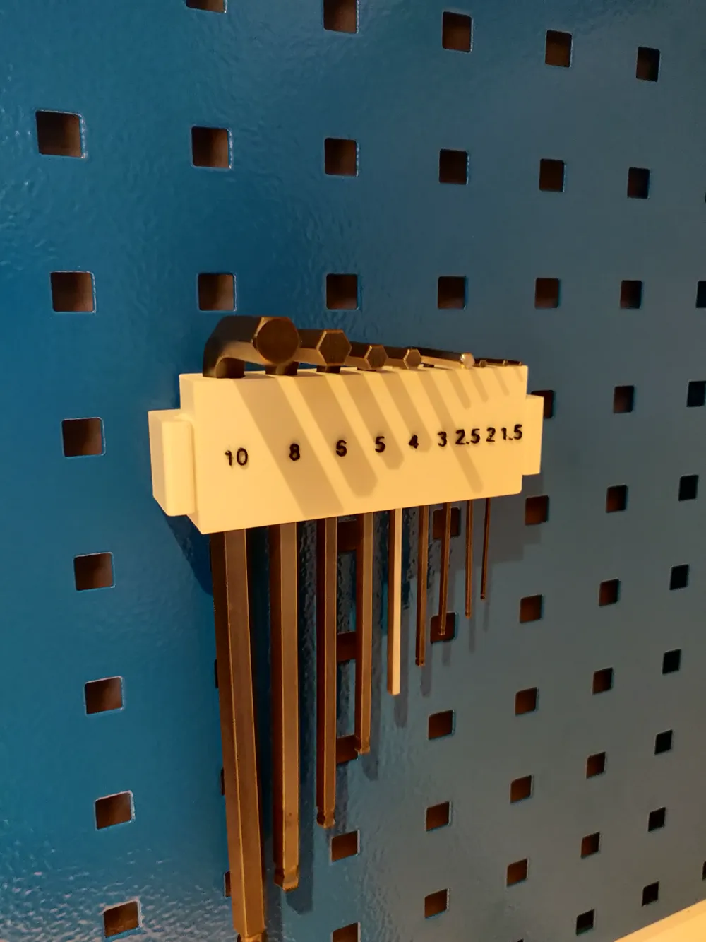 Allen Key Holder - Square Pegboard by Degn MakerWorld: Download Free 3D ...