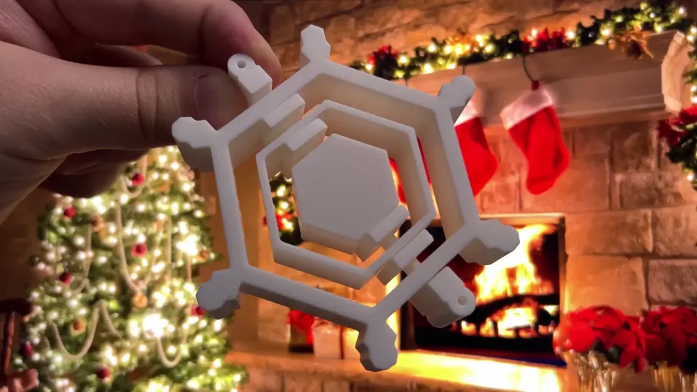 Snowflake Fidget Spinner by Tiberius Tech - MakerWorld