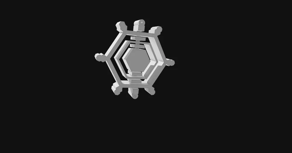 Snowflake Fidget Spinner by Tiberius Tech - MakerWorld