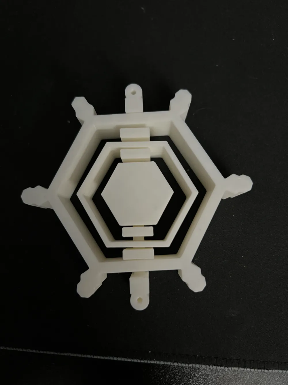 Snowflake Fidget Spinner by Tiberius Tech - MakerWorld