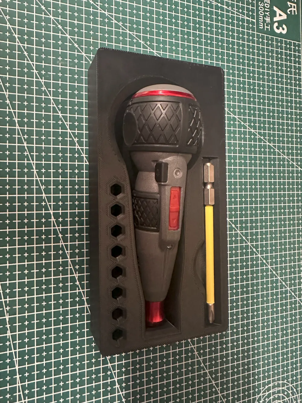 Vessel Electric Screwdriver Gridfinity Base by J006 MakerWorld: Download Free 3D Models