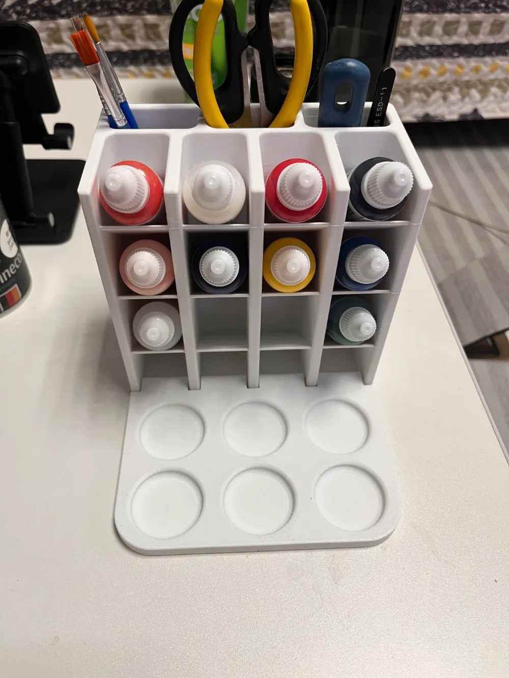 Water based paint pigment storage rack by DLL - MakerWorld