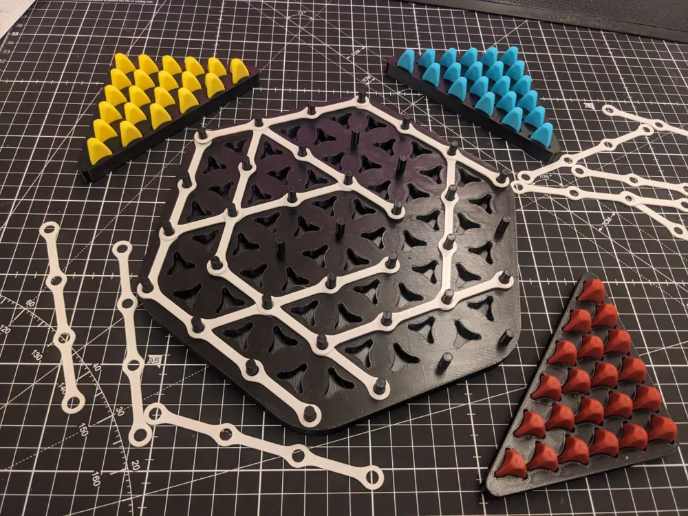 Rubberband Triangle Game: Replacement rubber bands - Free 3D Print ...