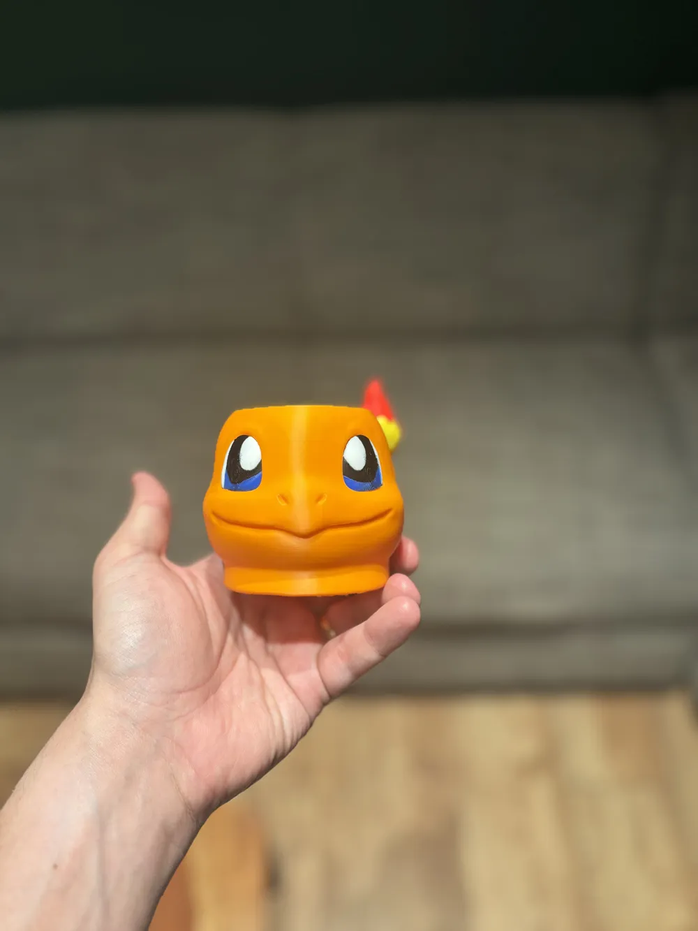 Charmander Pokemon – Mug / Pen Holder (Multipart) - Free 3D Print Model ...