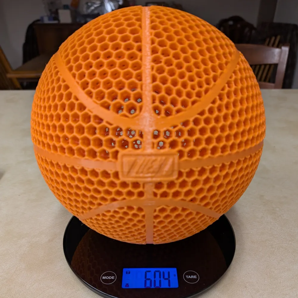 Peba - Airless Basketball (Customizable Logo) - Free 3D Print Model ...