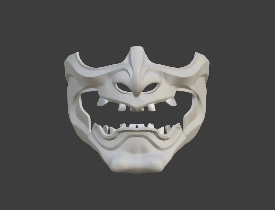 Skeletal Vengeance Mask Ghost of Tsushima by ShQ@r.Ok MakerWorld ...
