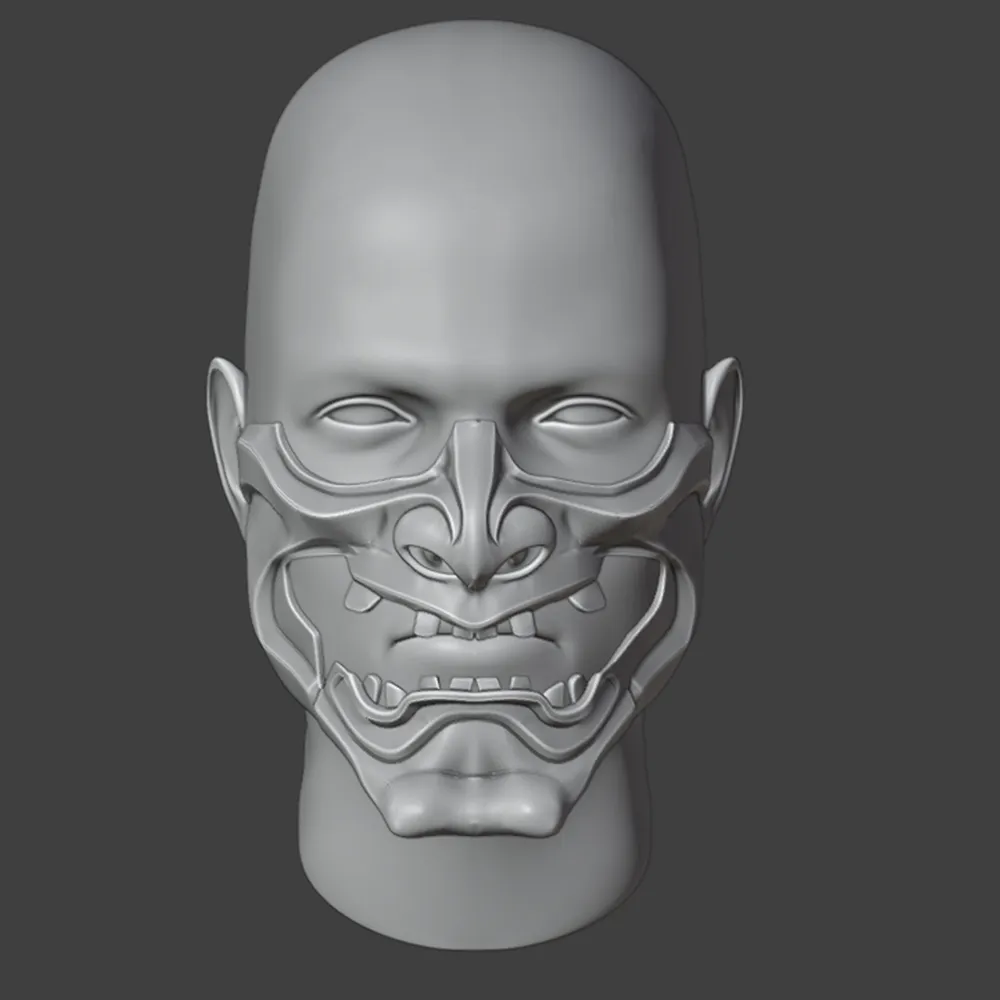 Skeletal Vengeance Mask Ghost of Tsushima by ShQ@r.Ok MakerWorld ...