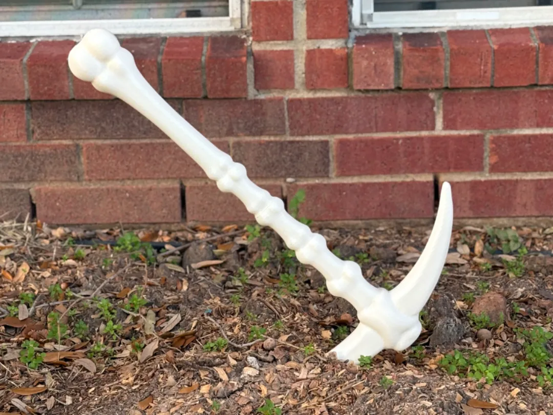 Bone/skeleton Pickaxe - Free 3D Print Model - MakerWorld