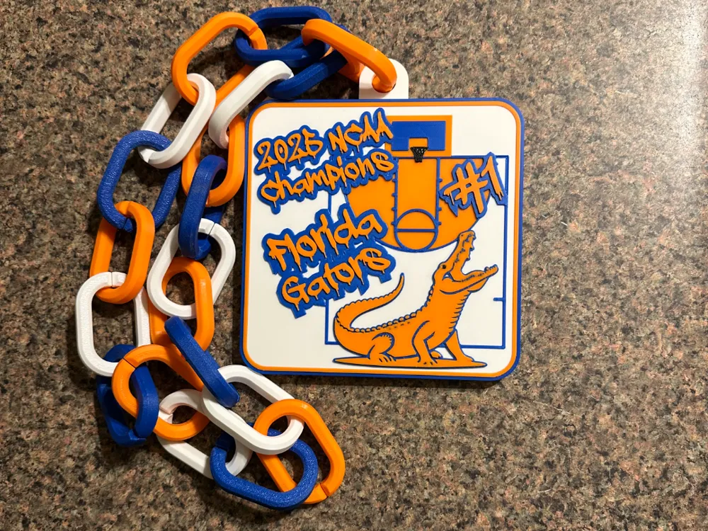 Florida Gators 2025 NCAA Champions Oversized Logo by Hamilton’s Custom ...