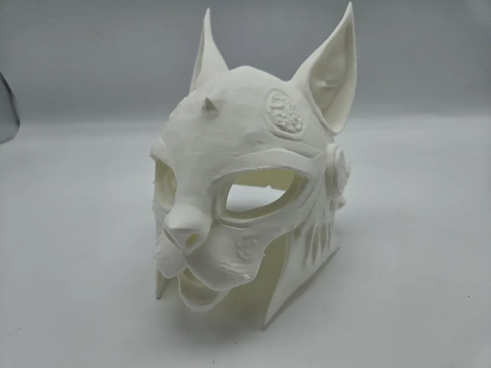 Mythic Feline Mask Fantasy Cosplay Helmet for Cats - Free 3D Print ...