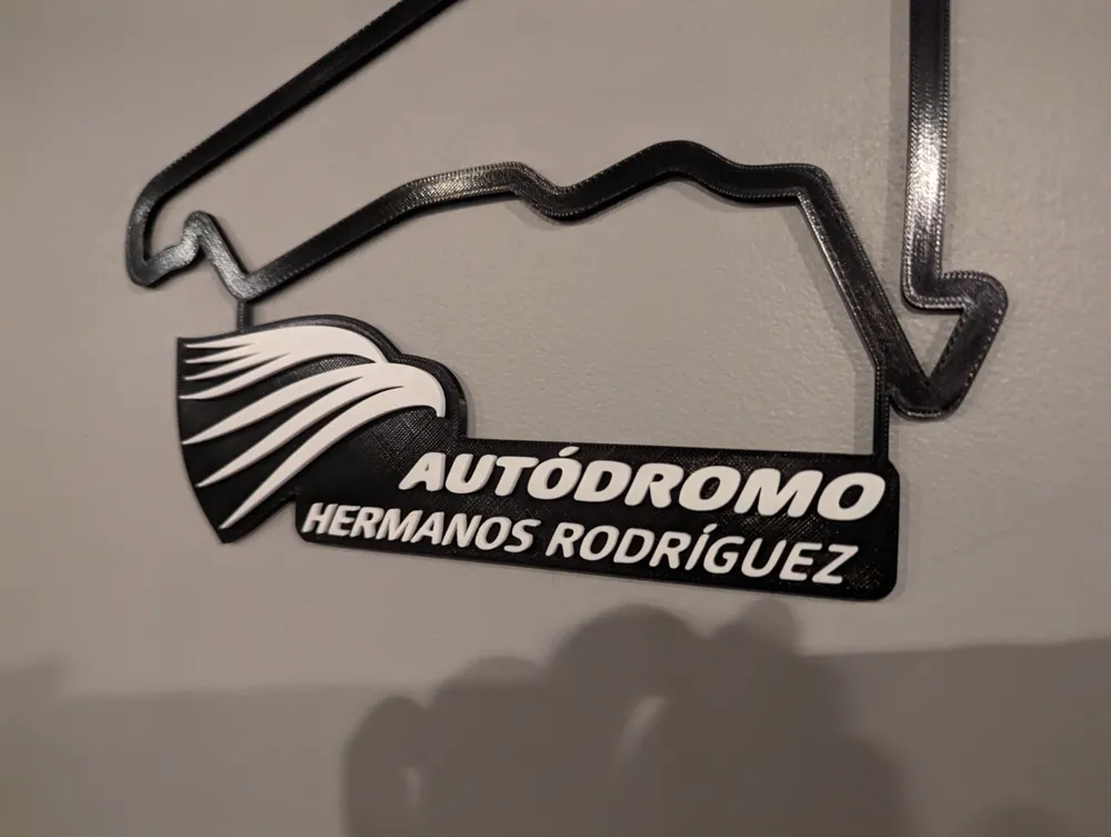 Autódromo Hermanos Rodríguez Track Map with Nameplate by dakjones82 ...