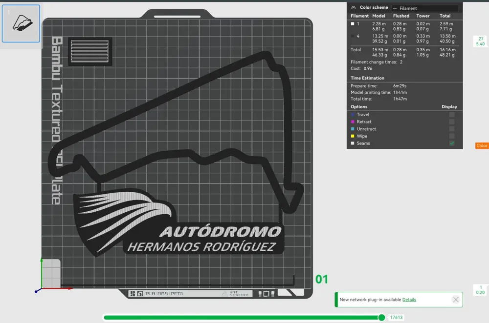 Autódromo Hermanos Rodríguez Track Map with Nameplate by dakjones82 ...