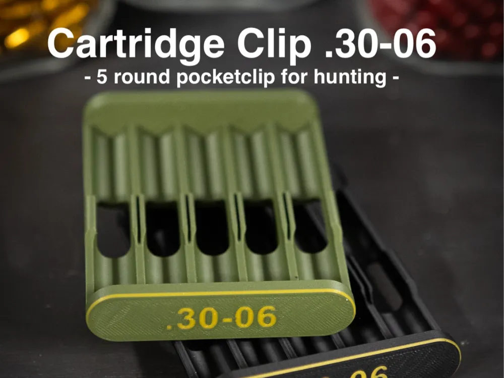 Cartridge Clip .30-06 - Free 3D Print Model - MakerWorld