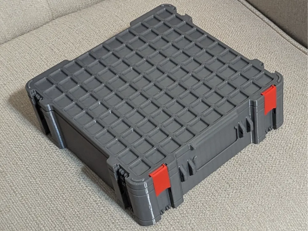 Pred Gridfinity box with half-gridfinity lid Remixed by cowboyjeeper ...