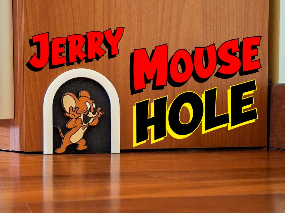 Mouse den wall hole by Officina23 - MakerWorld