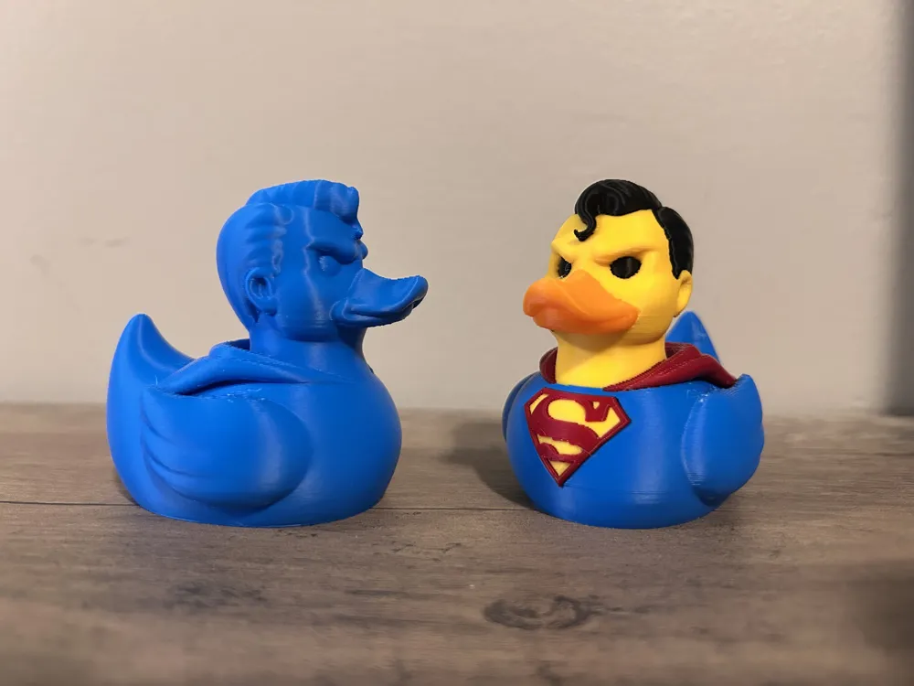 Superman Duck by K3DPrint MakerWorld: Download Free 3D Models
