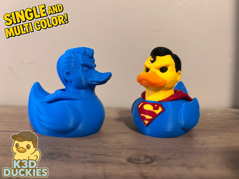 Superman Duck by K3DPrint MakerWorld: Download Free 3D Models