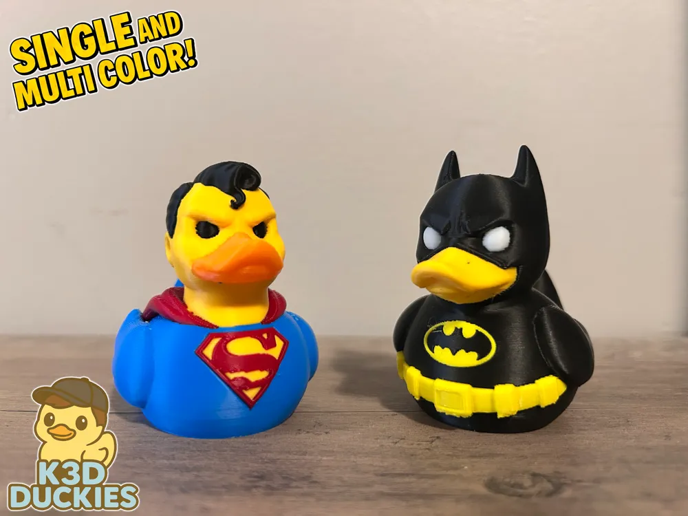 Superman Duck by K3DPrint MakerWorld: Download Free 3D Models
