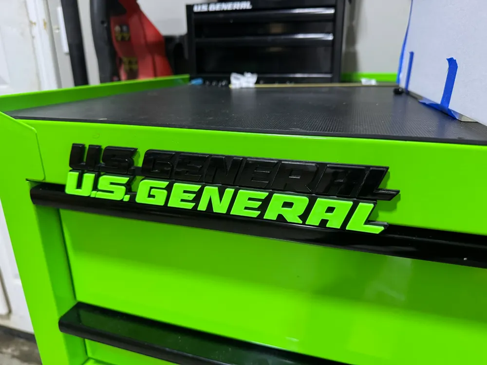 U.S. General Toolbox Perfect Logo w/ Series 3 - Free 3D Print Model - MakerWorld