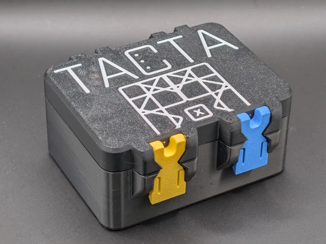 Tacta Card Box - SnapLock - Free 3D Print Model - MakerWorld