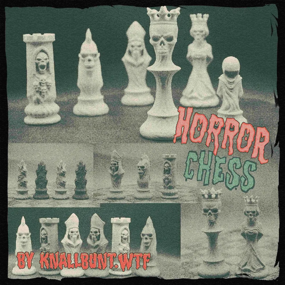 Horror Chess - Set + Bonus Rook - Free 3D Print Model - MakerWorld