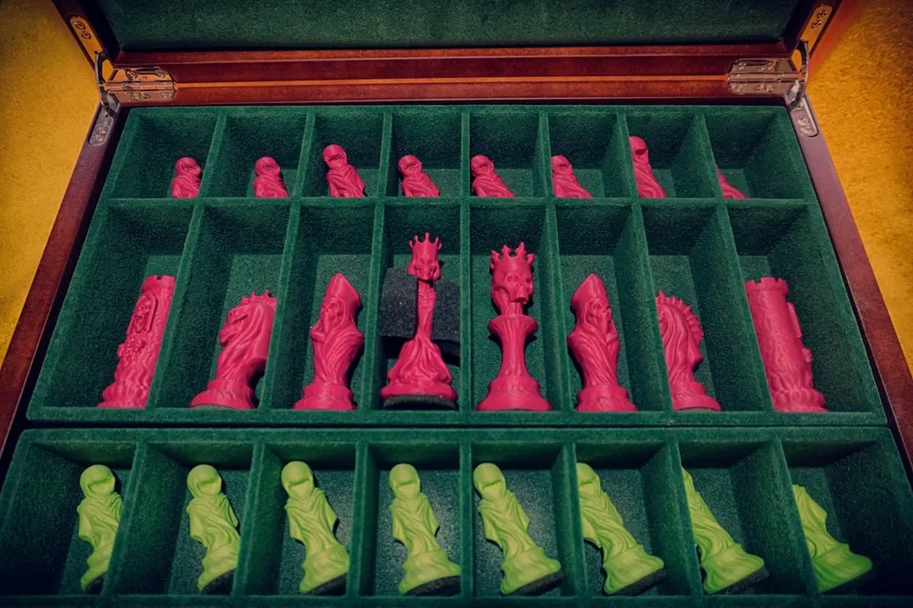 Horror Chess - Set + Bonus Rook - Free 3D Print Model - MakerWorld