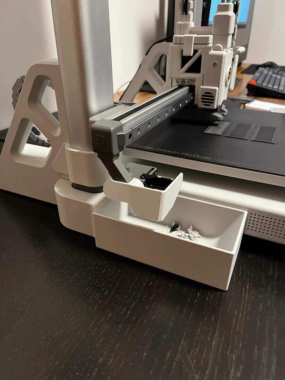 A1 Click-in Purge/Poop Bin with Easy Purge Removal - Free 3D Print ...