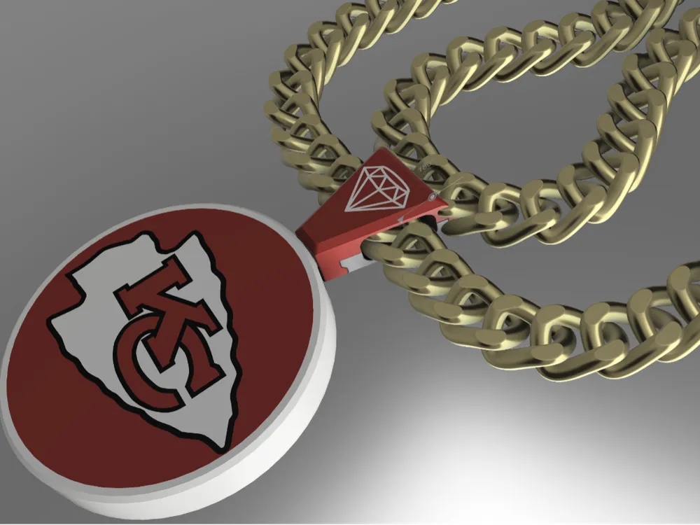 SUPERBOWL CUBAN CHAIN BUNDLE, CHIEFS & PHL EAGLES - Free 3D Print Model ...