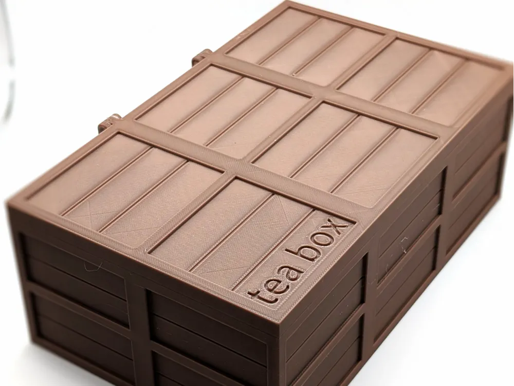 Wooden Tea Box - Free 3D Print Model - MakerWorld