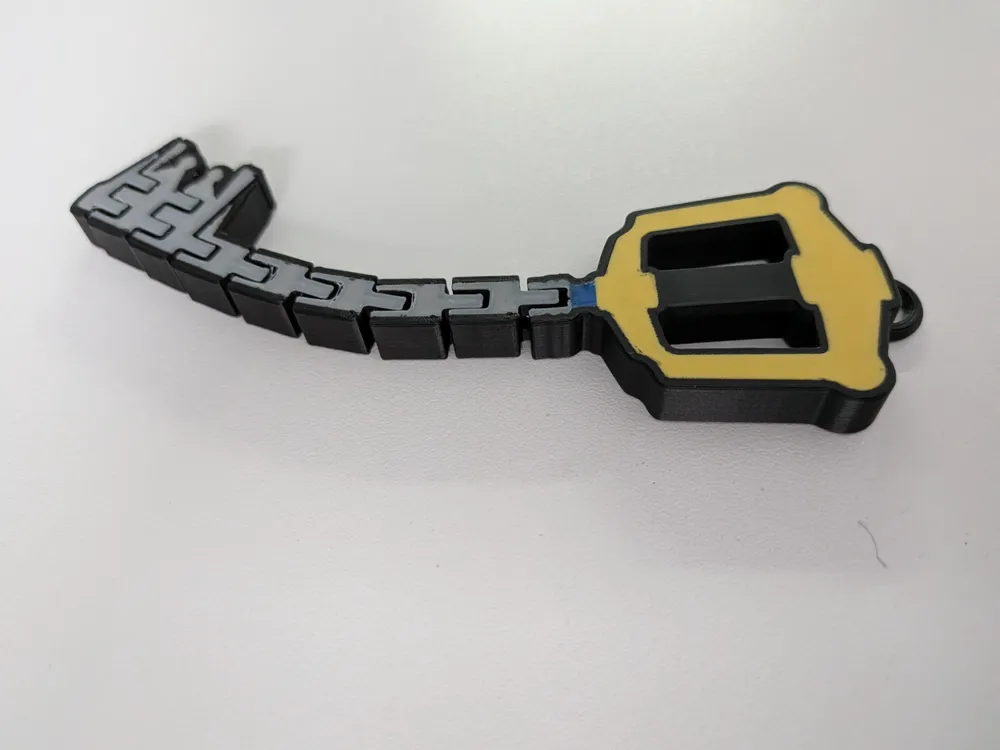 Flexi Mini Kingdom Hearts Keyblade - Free 3D Print Model - MakerWorld