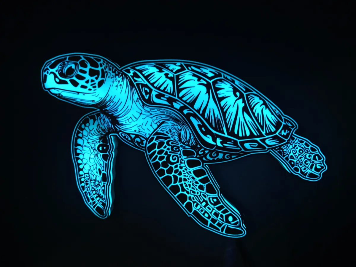 Turtle Night Light by Bibotanik MakerWorld: Download Free 3D Models